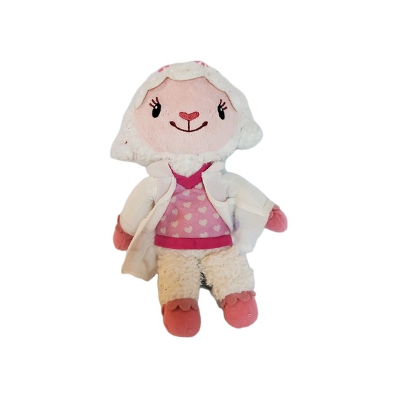Disney | Toys | Disney Jr Doc Mcstuffins 8 Lambie In Lab Coat Plush ...